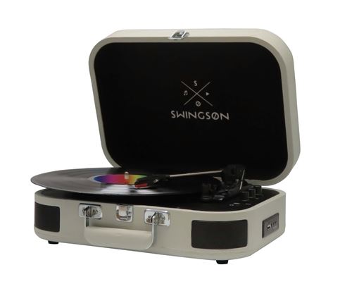 Enceinte Bluetooth Swingson on Stage - Platine/Usb/Mp3 - Gris – Amzi Group