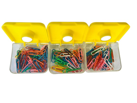 Lot de 3 Boîtes de 50 Trombones Paper Clip – Organisation Optimale